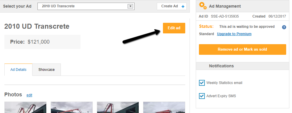 How do I edit and update my ad? – constructionsales